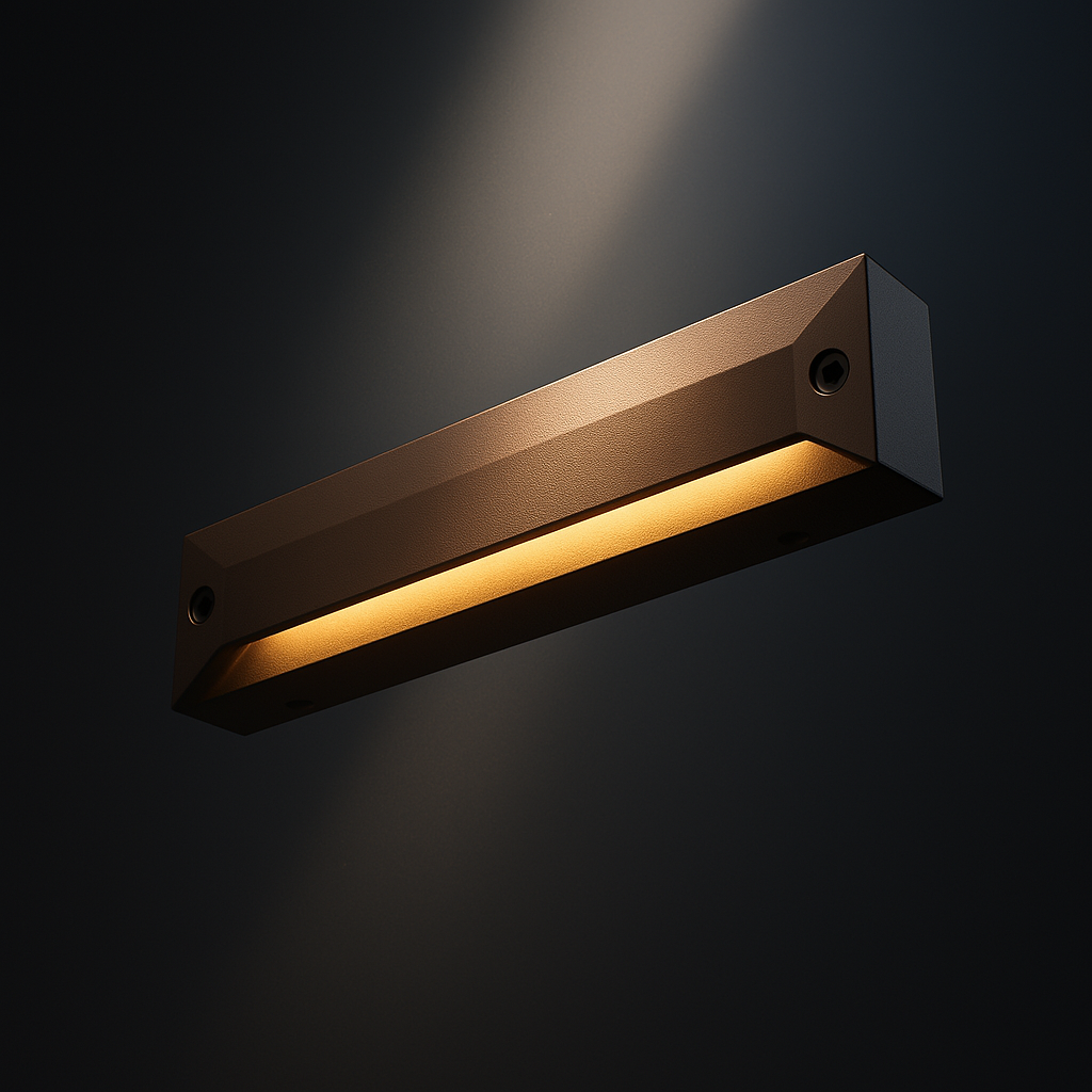 LEONLITE 12V LED Step Light - 8" - Deck / Step and Hardscape Light - 5